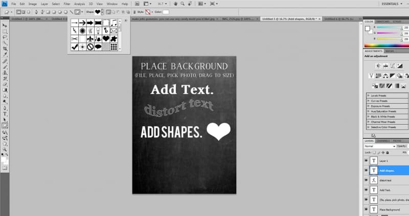Make A Printable In Photoshop Sweet Cs Designs